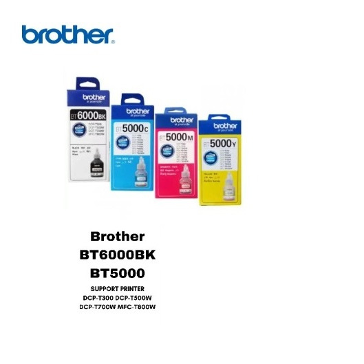 Jual Tinta Brother Per Botol BT6000BK / BT5000 Original untuk DCP-T300 ...