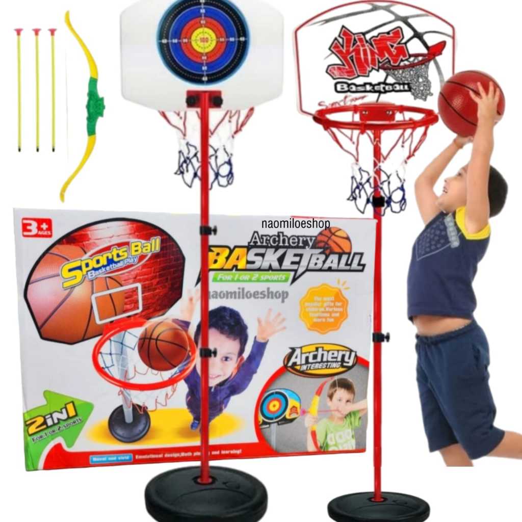 Jual Mainan Bola Basket Anak / Mainan Ring Basket Portable Anak Indoor ...