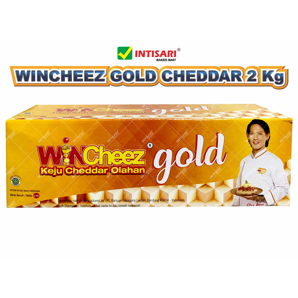 Jual WINCHEEZ GOLD CHEDDAR CHEESE 2 KG | Shopee Indonesia