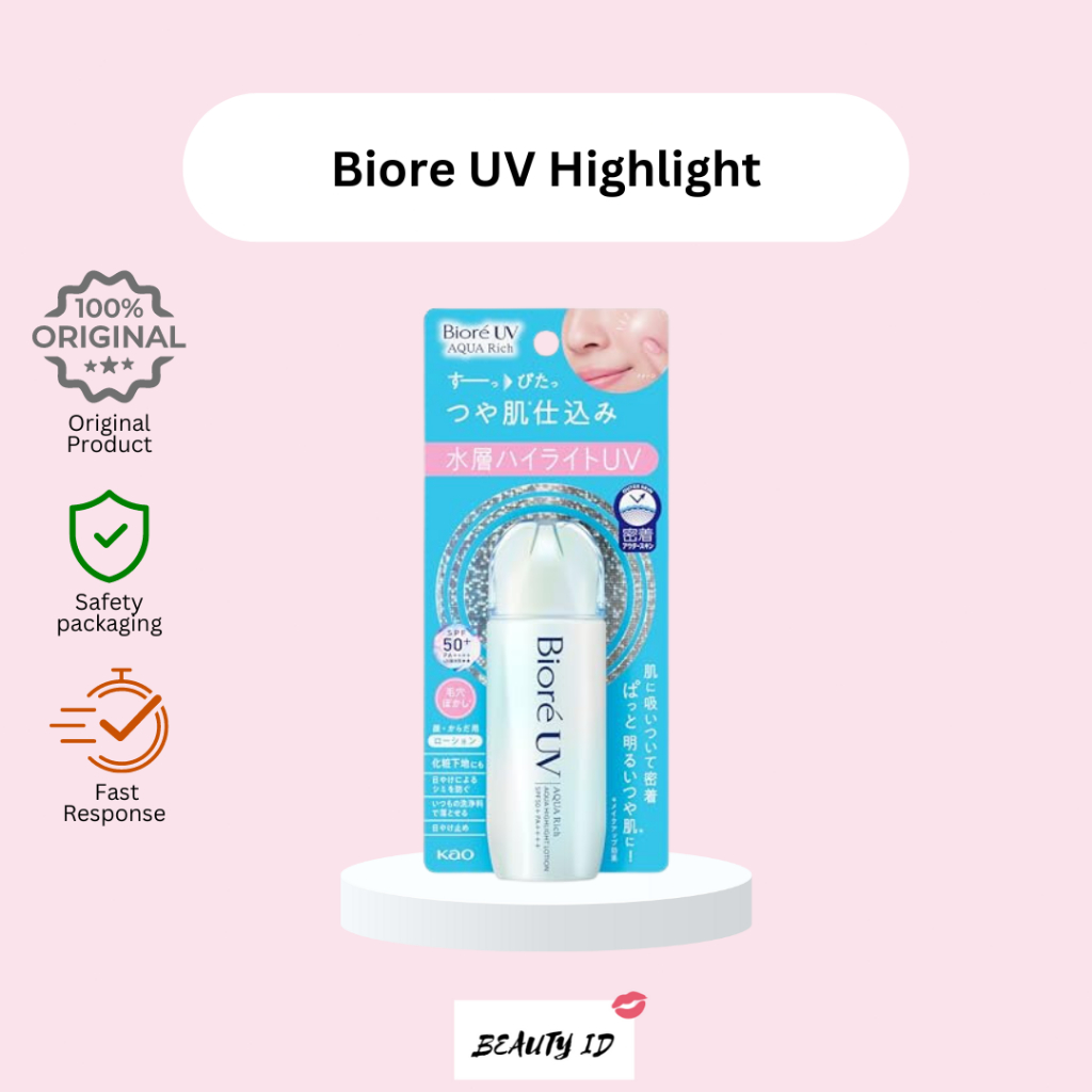 Jual [READY] Biore UV Aqua Rich Highlight Lotion 70ml Original Japan ...