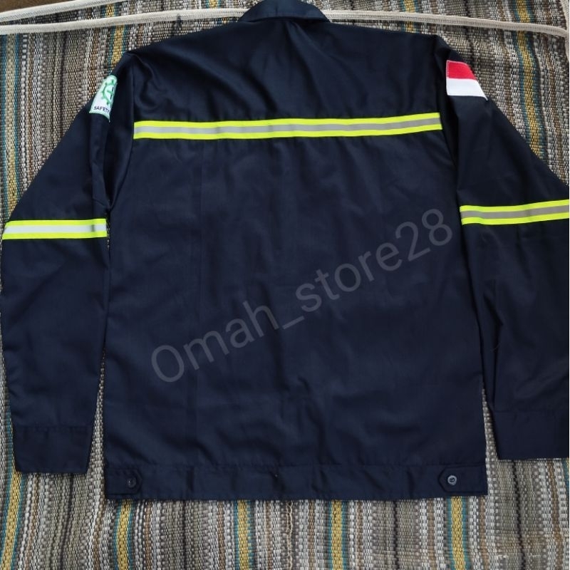 Jual Baju Kerja Atasan Wearpack Proyek PDH safety NAVY SCOTLIGHT HIJAU ...