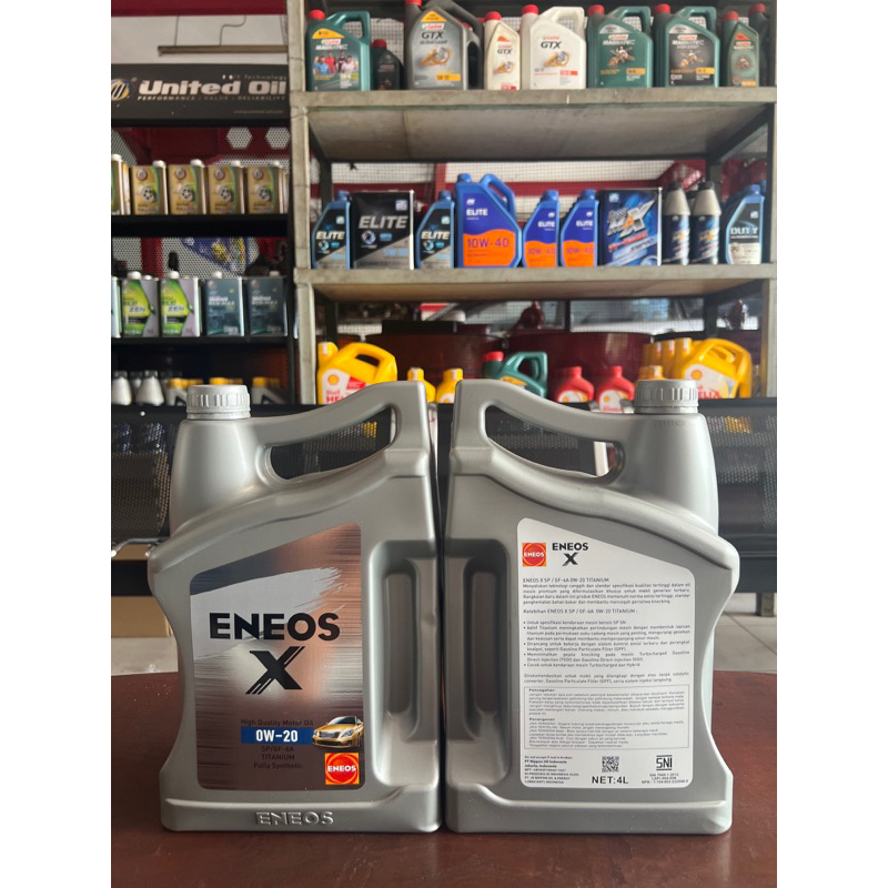 Jual Oli Eneos X Fully Synthetic SAE 0w-20 Kemasan 4 Lt | Shopee Indonesia
