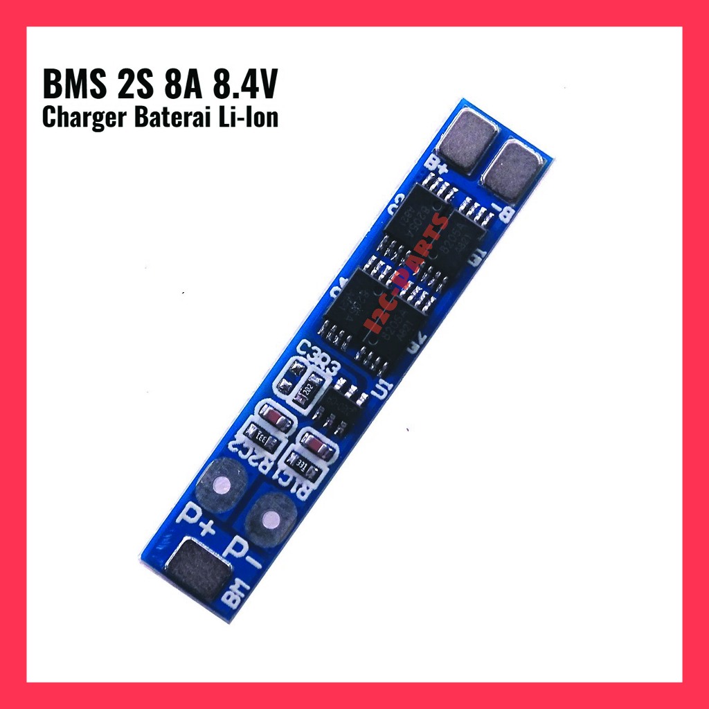 Jual BMS 2S 8A 18650 Baterai Lithium 7.4V 8.4V Battery Protection ...