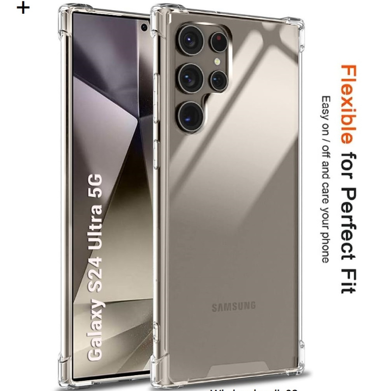 Jual Hans - TEBAL - AntiCrack Soft Case Bening SAMSUNG S24 S24FE S24+/ ULTRA S23 S23FE S22 S21 ...