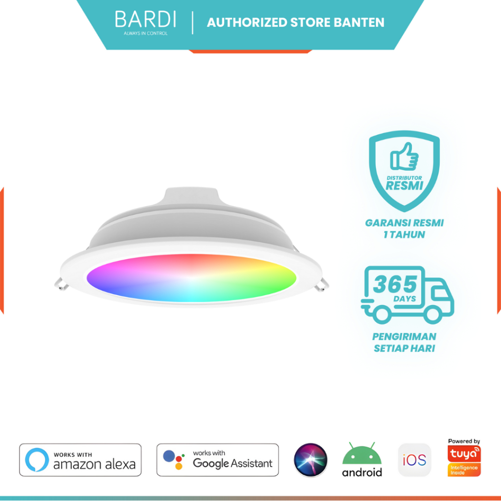 Jual BARDI Smart Downlight Beacon Panel 14W RGB WW Bluetooth | Shopee ...