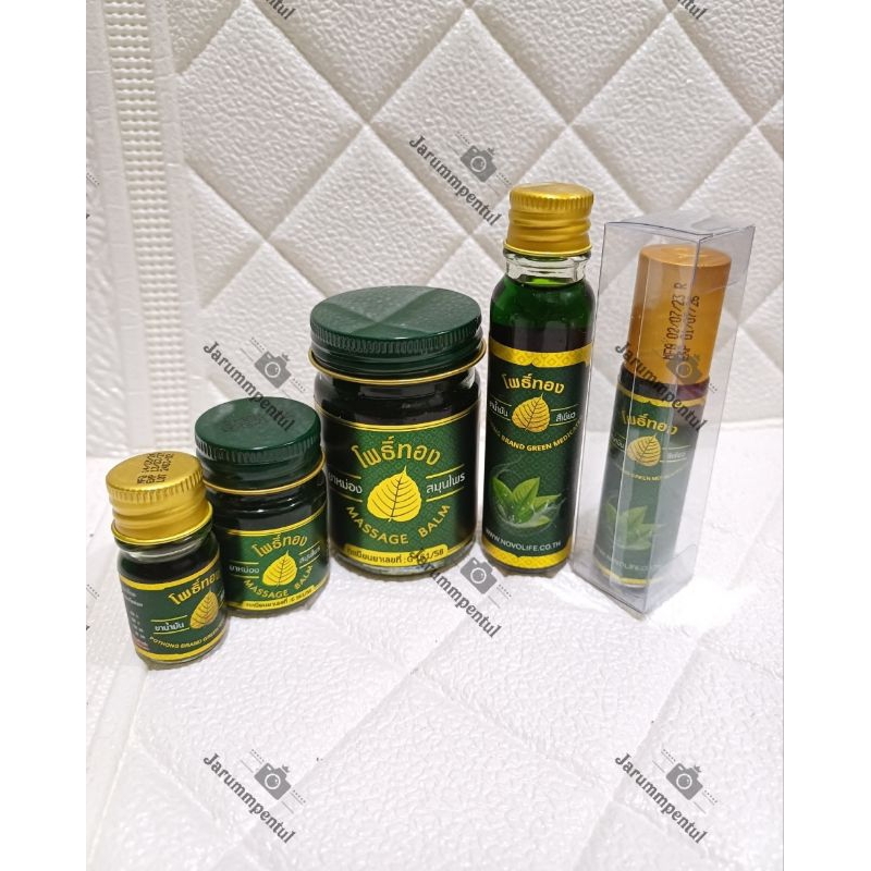 Jual POTHONG BRAND GREEN MEDICATED OIL 5 CC//MADE IN THAILAND | Shopee ...