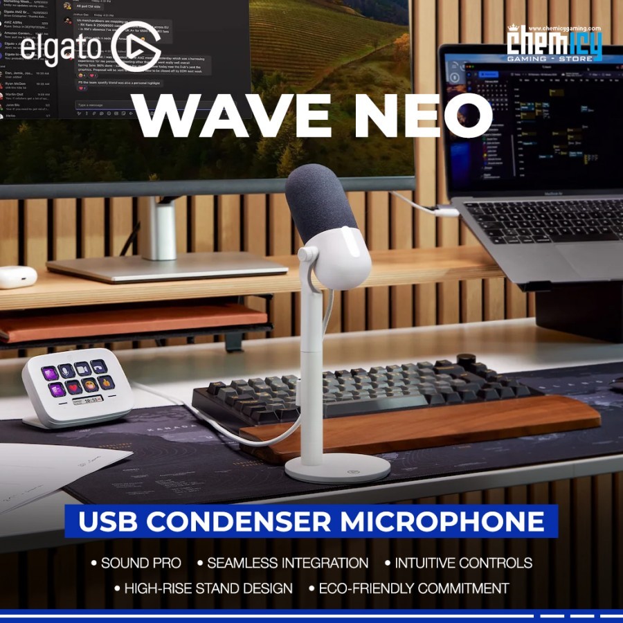 Jual Elgato Wave NEO USB Condenser Gaming Microphone | Shopee Indonesia