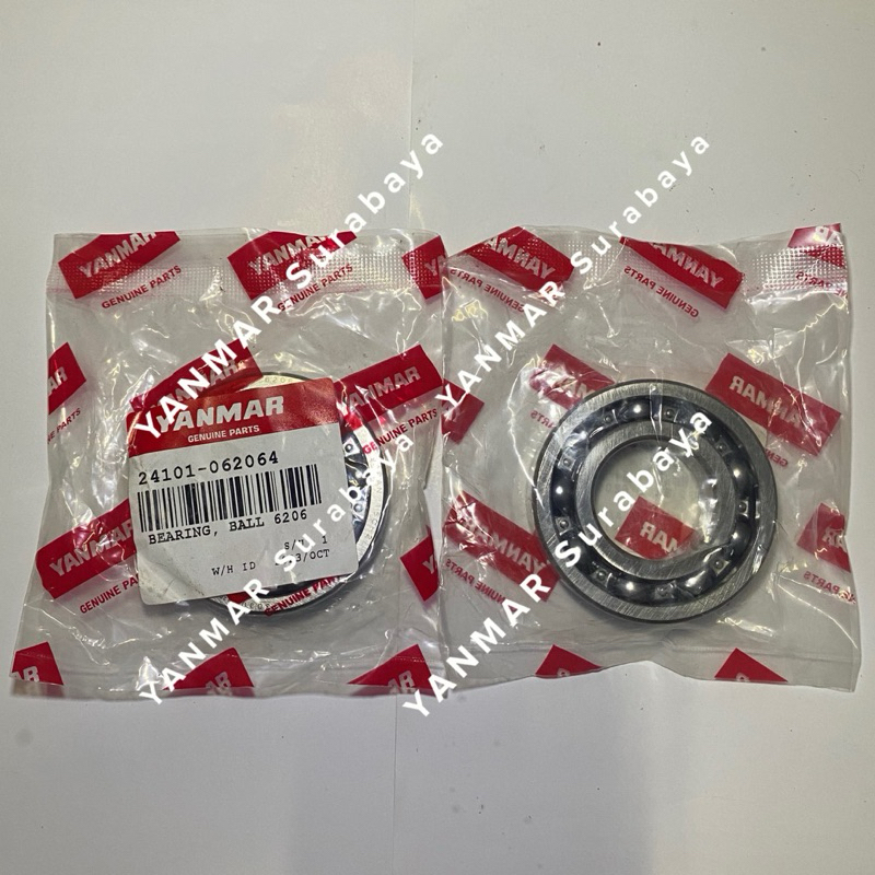 Jual Bearing 6206 / Laker roller 6206 Yanmar Combine Original. 24101-062064 | Shopee Indonesia