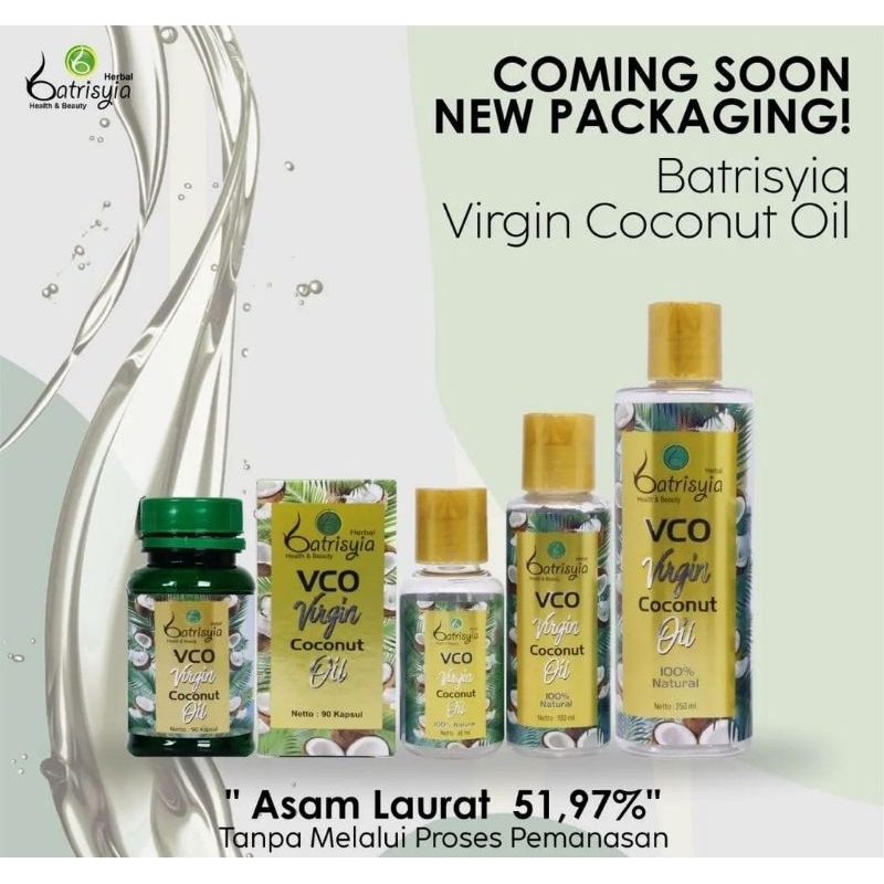 Jual VCO (Virgin Coconut Oil) Batrisyia / Minyak Kelapa Murni / Vco ...