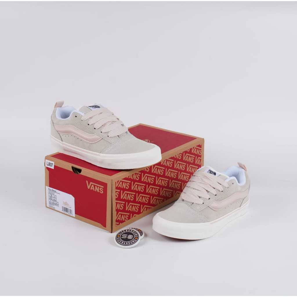 Jual Sepatu Vans Knu Skool Pastel Pink | Shopee Indonesia