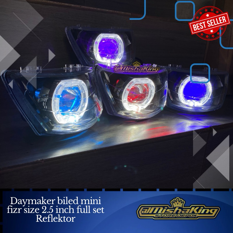 Jual Lampu daymaker biled mini fizr vega lama full set reflektor ...