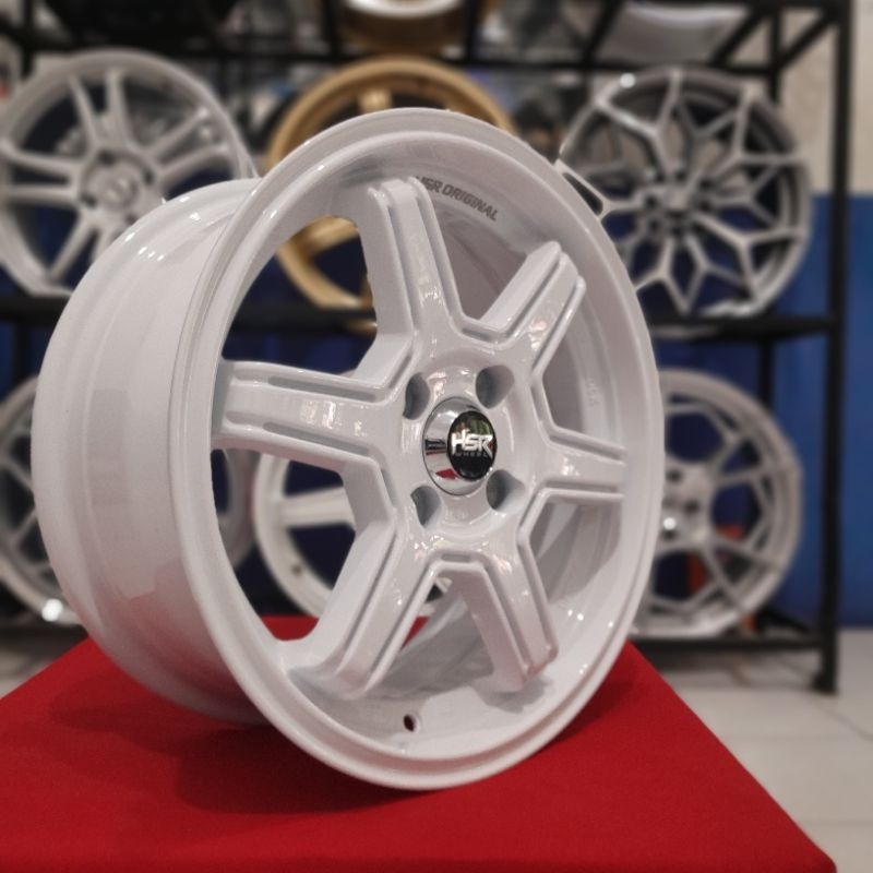 Jual Velg Mobil Ring 15 Pcd 4x100 Hsr Minas Buat Agya Sigra Karimun Baleno Corolla Swift Dll ...