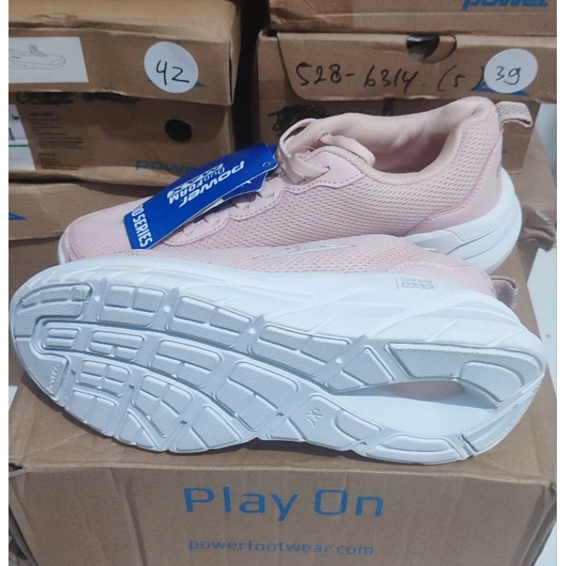 Jual sepatu running power pink putih | Shopee Indonesia