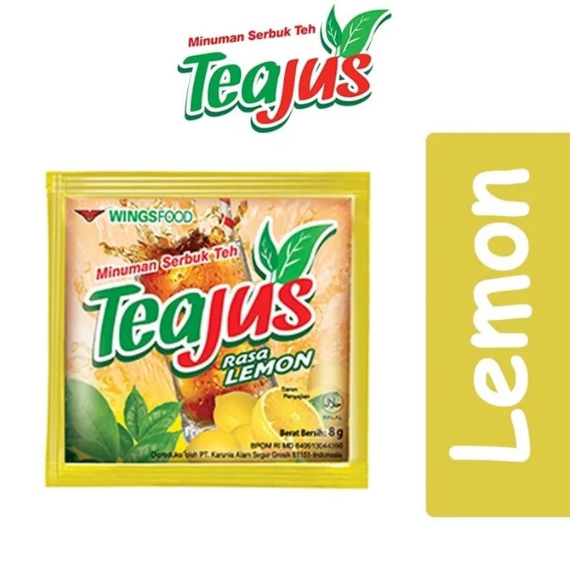 Jual Tea Jus 1 Pak (isi 6 renceng) / Teajus Gula batu / Apel 7gr FREE ...