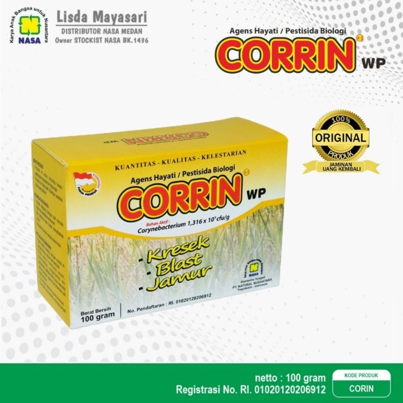Jual CORIN 100 gr Asli Original Ori NASA Official Corrin Wp Anti Kresek ...