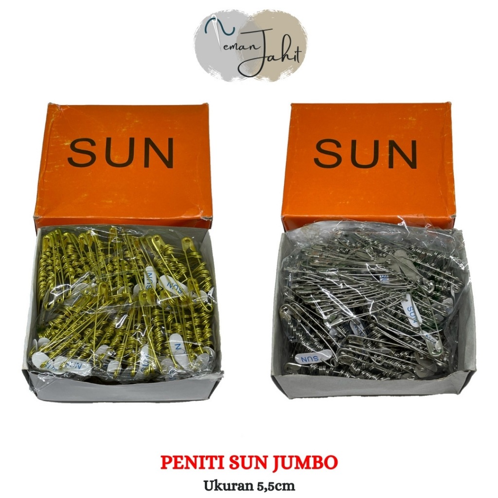 Jual Peniti SUN / Peniti Besar / Peniti Baju / Peniti JUMBO 5,5cm ...