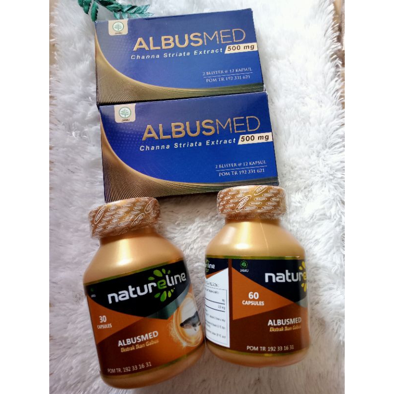 Jual Natureline Albusmed ekstrak ikan gabus untuk mengeringkan luka ...