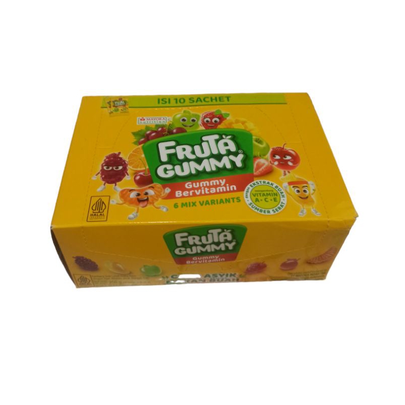 Jual Fruta Gummy Bervitamin 1 dus isi 10 pcs | Shopee Indonesia