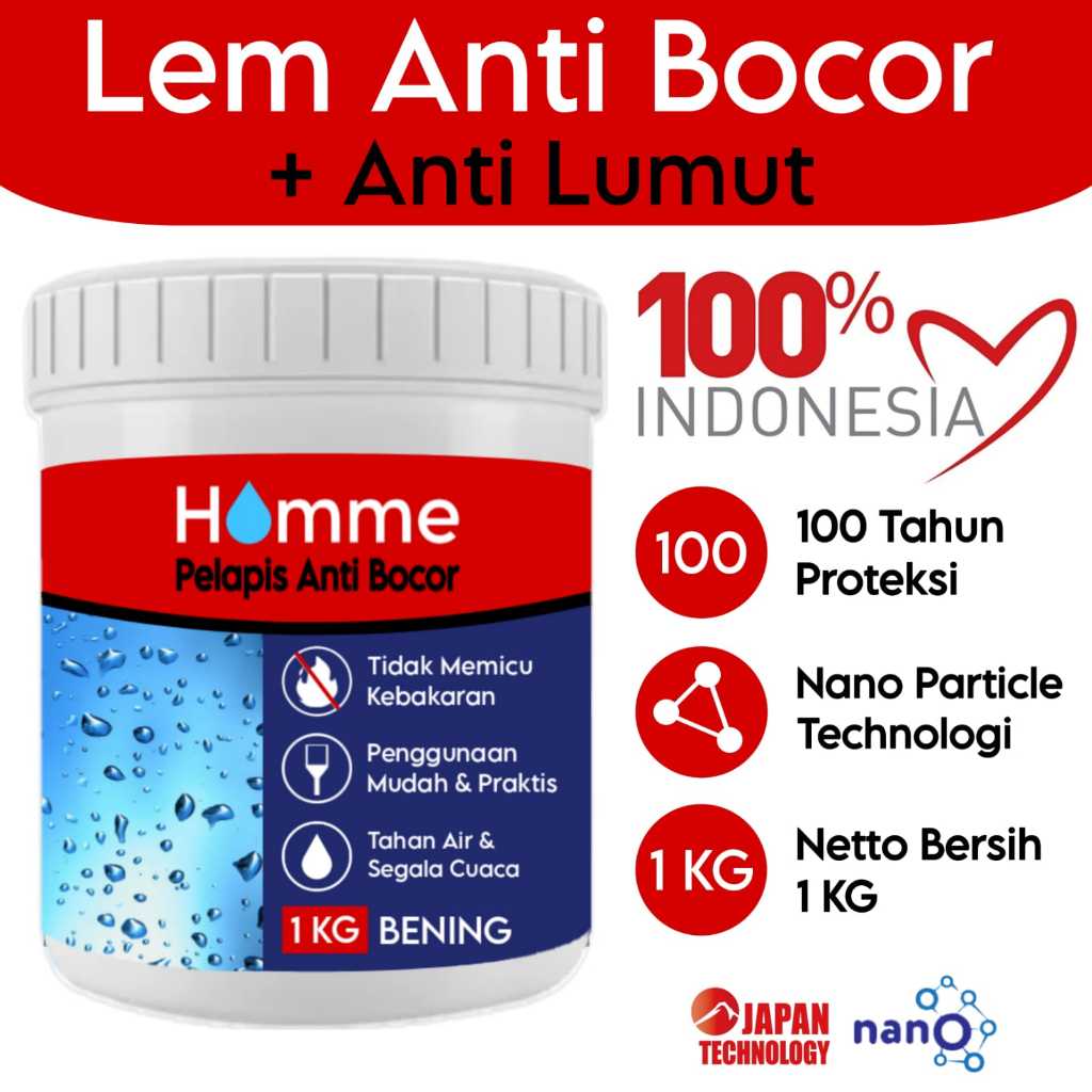Jual Homme Cat lem pelapis perekat anti air bocor rembes transparan ...
