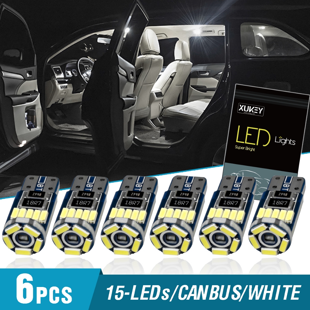 Jual 6pcs W5W Led T10 LED Car Interior Light Bulbs CANBUS For BMW E46 ...