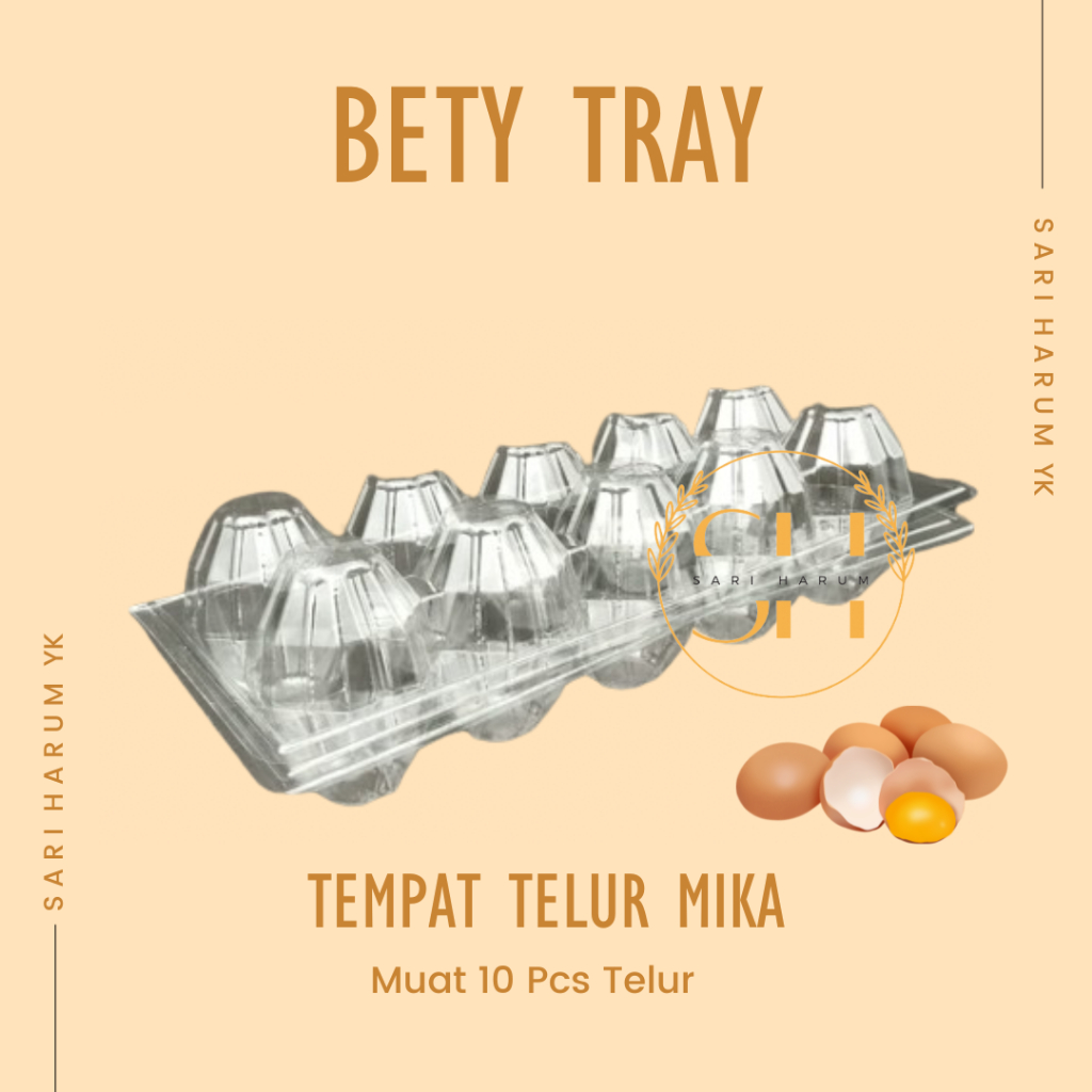 Jual Mika Telur Telor Egg Tray Plastik Rak Wadah telur telor TANPA ...