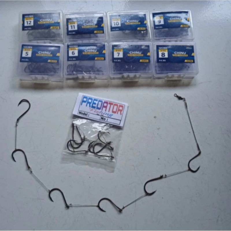 Jual rangkaian kail tenggiri/baracuda/mangrove jack | Shopee Indonesia