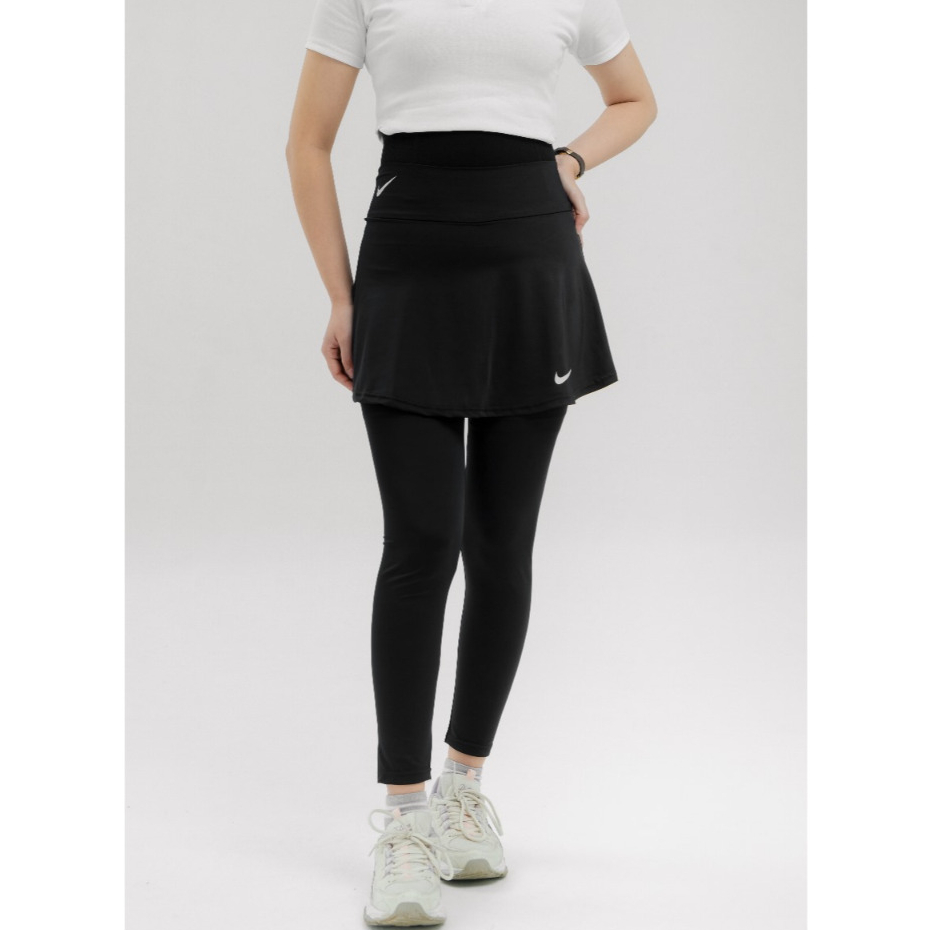 Jual Rok Legging Olahraga Wanita Hitam Sport Muslimah Skrit Jumbo ...