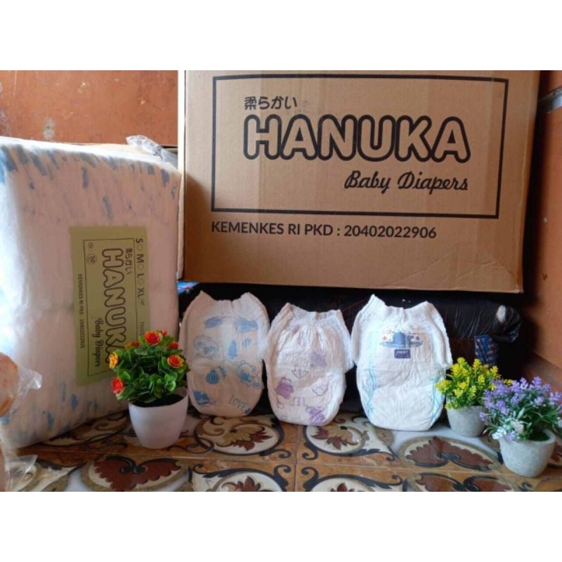 Jual POPOK / PAMPERS PANTS HANUKA UKURAN S | Shopee Indonesia
