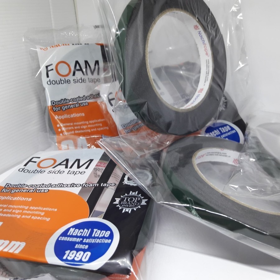 Jual Double Side Foam Tape Busa Spon Nachi 24 mm / 1 Inch x 5 meter ...