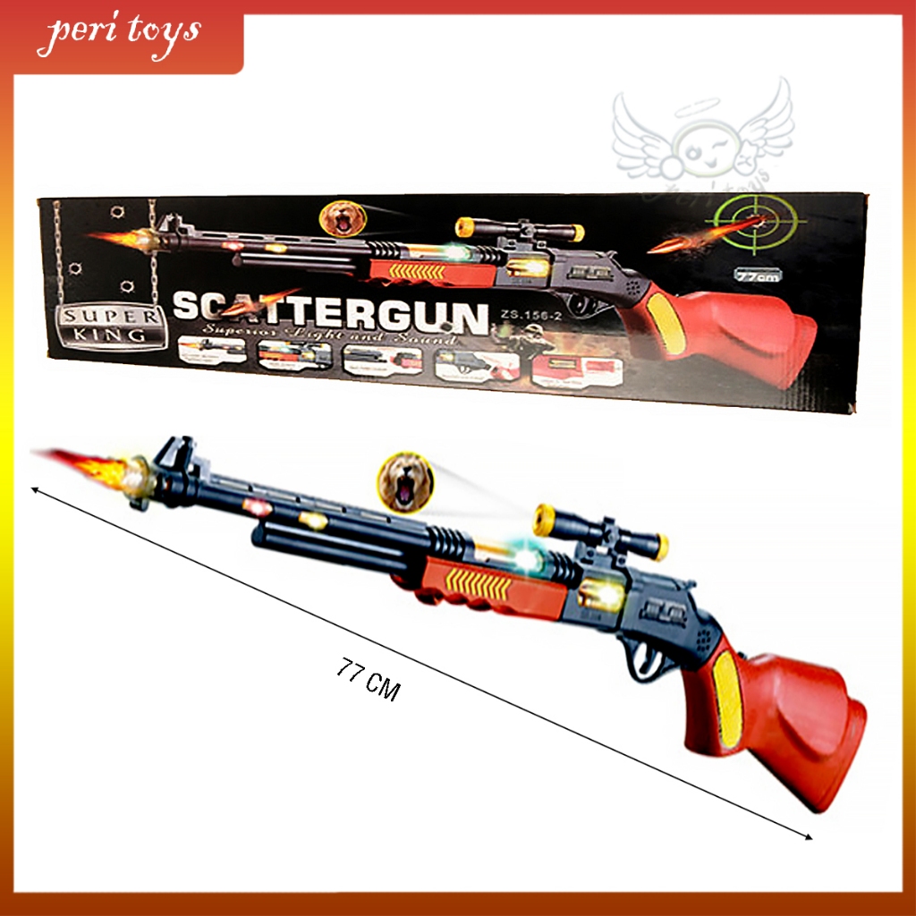 Jual Mainan Anak tembak tembakan AK47 ada lampu dan suara ZS156-2 | Shopee Indonesia