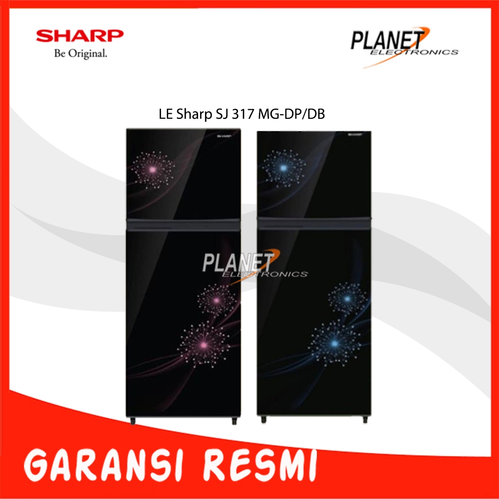 Jual Kulkas 2 Pintu Sharp SJ 317 MG DP/DB | Shopee Indonesia