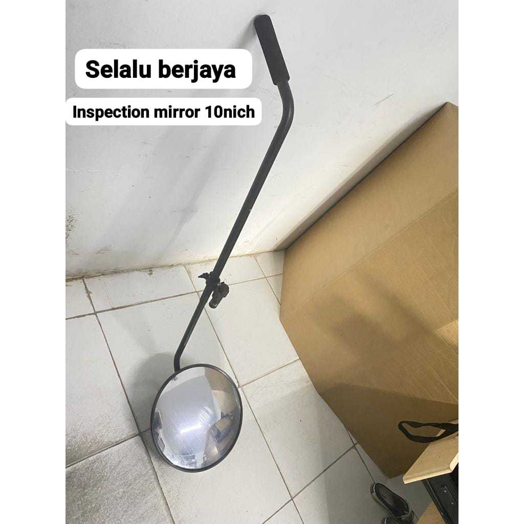 Jual Inspection Mirror 10 inch kaca deteksi inspeksi | Shopee Indonesia