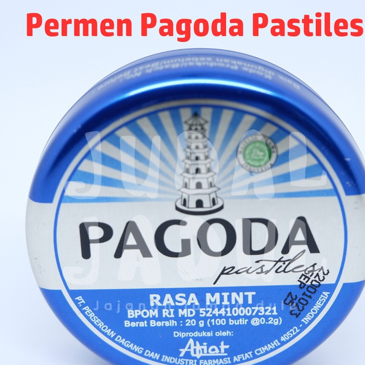 Jual Permen Pagoda Pastilles Rasa Mint 20gr isi 100pcs | Shopee Indonesia