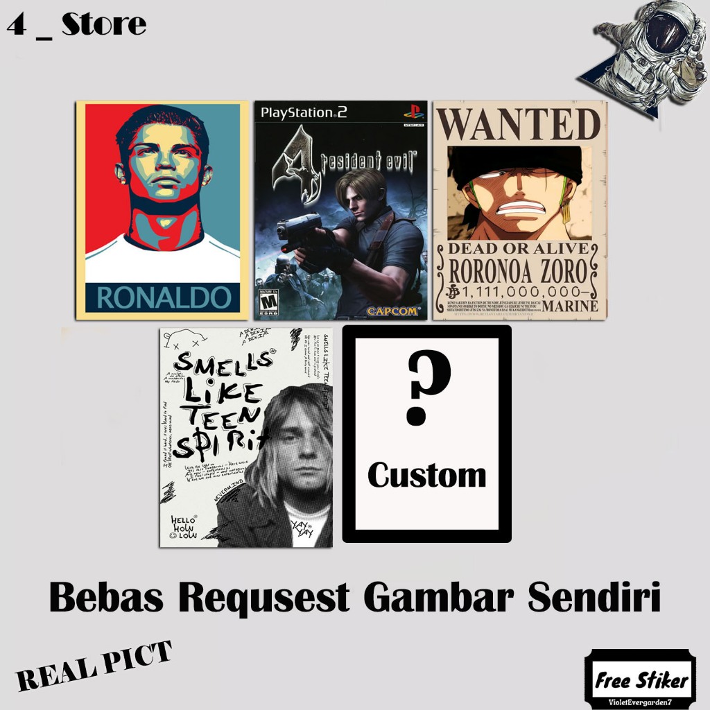 Jual WALL DECOR POSTER HIASAN DINDING CUSTOM POSTER/ HIASAN DINDING ...