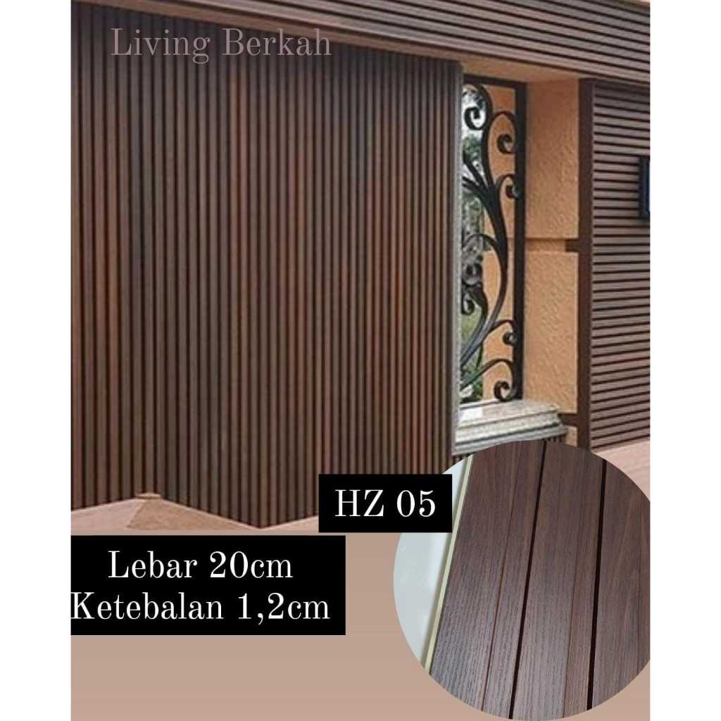 Jual TERMURAH! HOT WALL WPC WOOD PANEL WALLPANEL WPC PVC KAYU DINDING | Shopee Indonesia