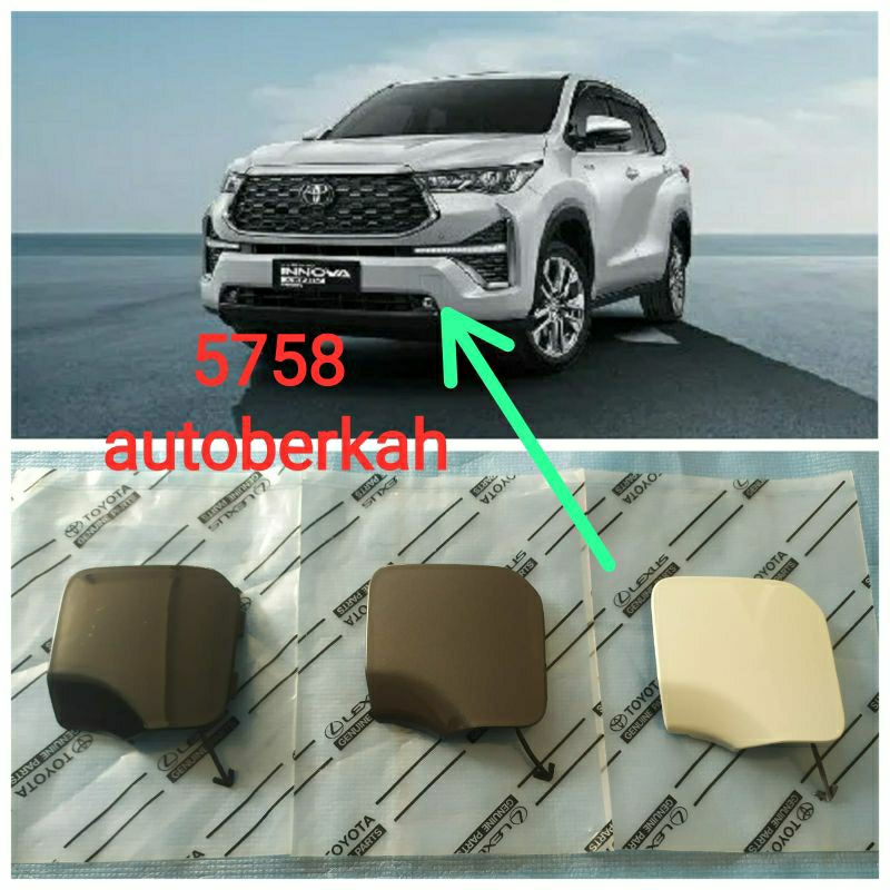 Jual Tutup Derek/Tutup Towing Depan Toyota Kijang Innova Zenix Asli ...