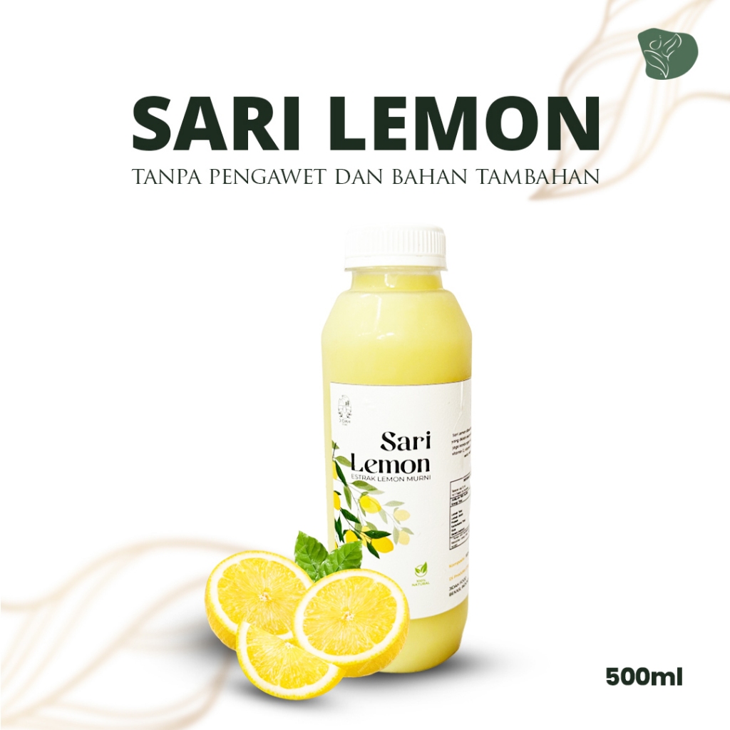 Jual Sari Lemon 500ml Asli Untuk Diet Tanpa Pengawet Extrak Lemon ...