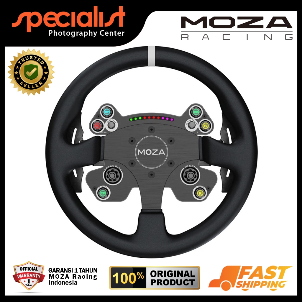Jual MOZA Racing CS V2P Racing Wheel | Racing Simulator Steering Wheel ...