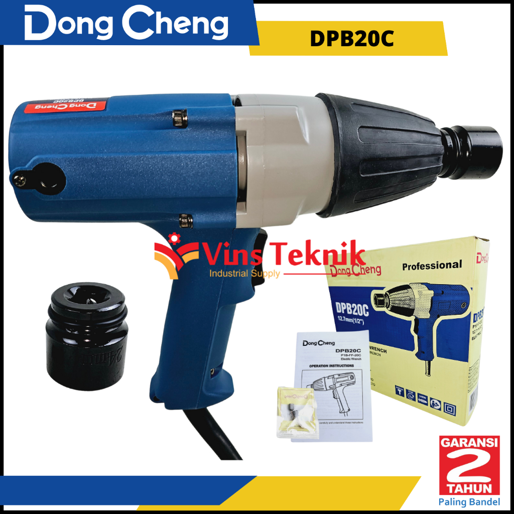 Jual Mesin pembuka baut Impact Wrench 1/2" DONGCHENG DPB20C DPB20 ...