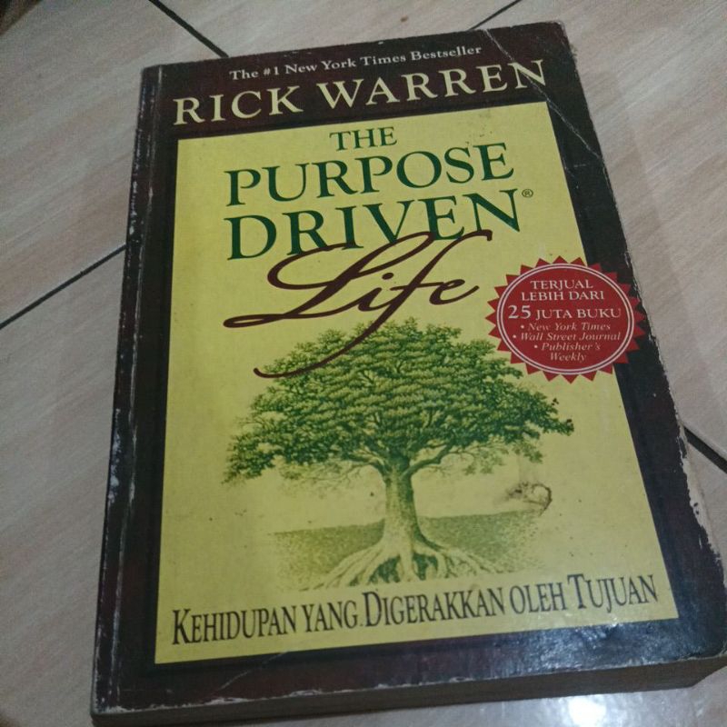 Jual buku motivasi rick warren the purpose driven life original ...