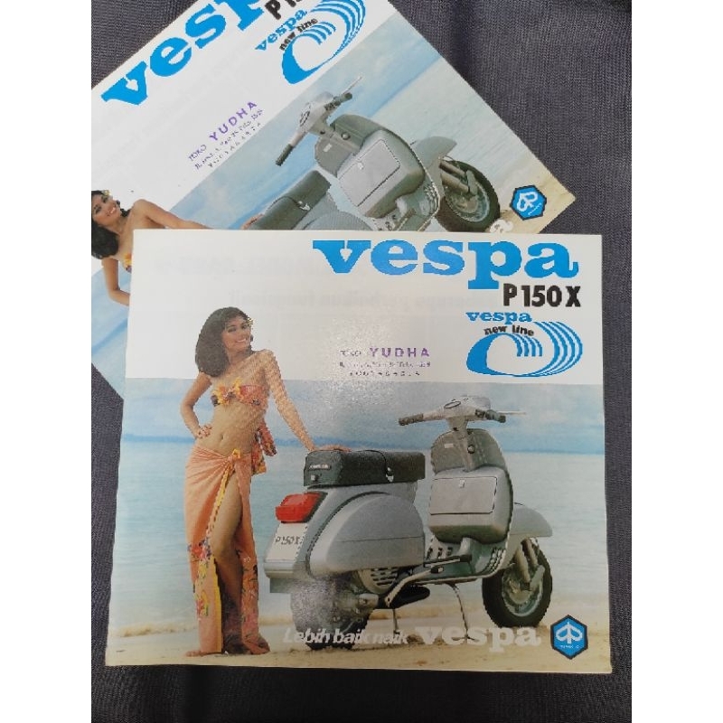 Jual BROSUR VESPA P150X | Shopee Indonesia