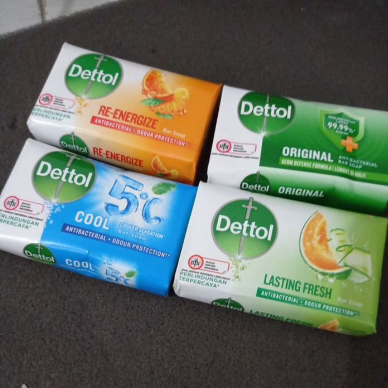 Jual dettol 60 gram sabun batang sabun kesehatan anti bakteri | Shopee ...