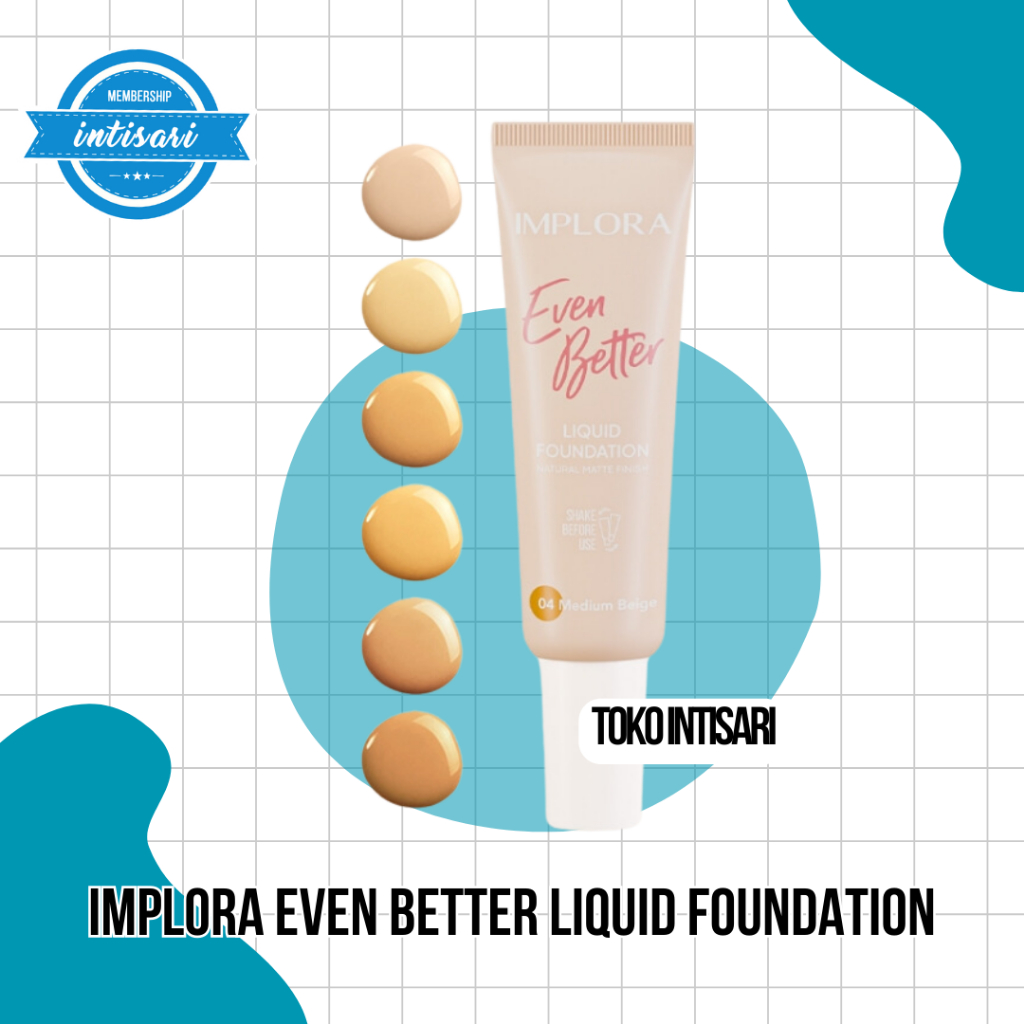 Jual Implora Even Better Liquid Foundation | Shopee Indonesia