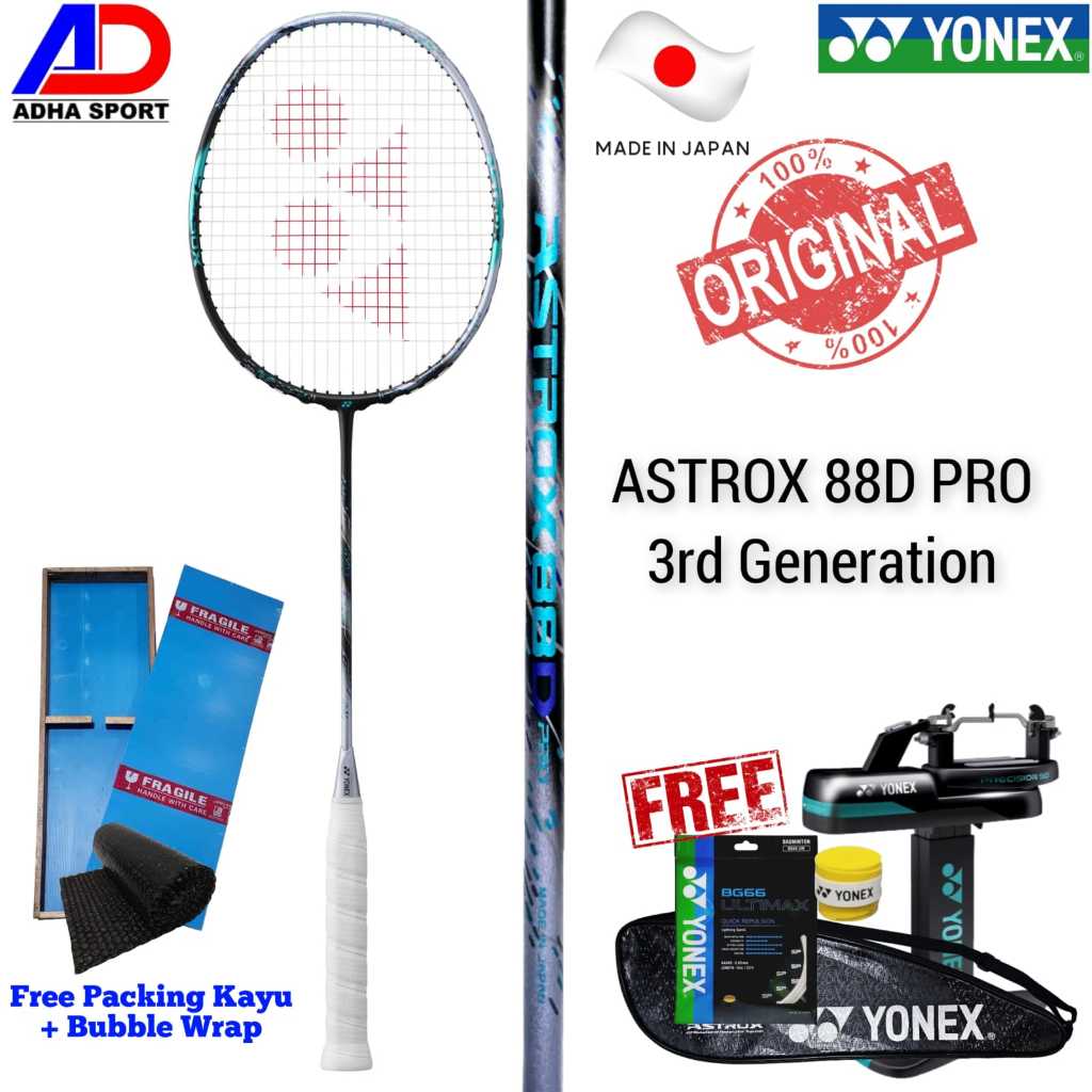 Jual Raket Badminton NEW Yonex Astrox 88D Pro 3rd Generation Original ...