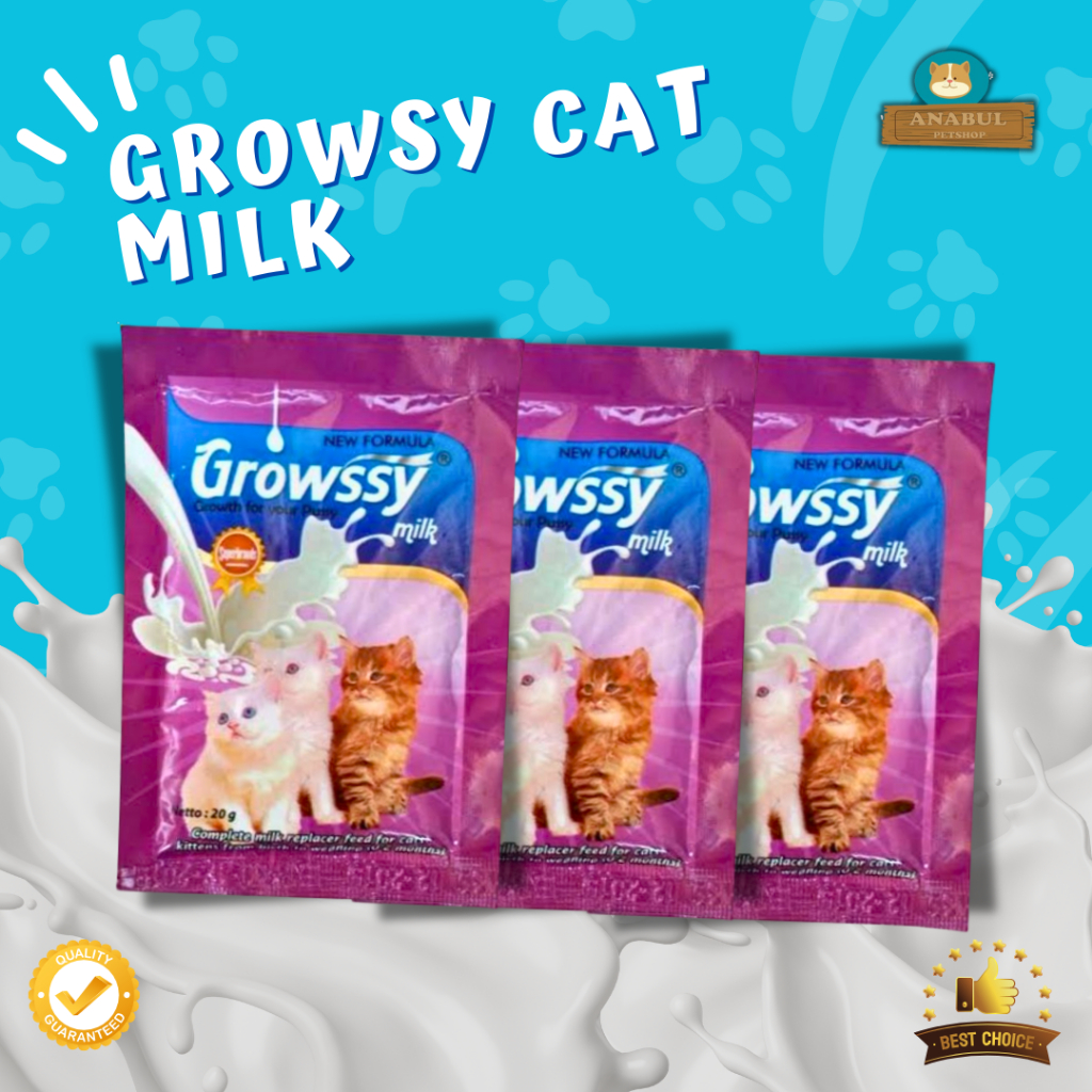 Jual Susu kucing GROWSSY untuk kitten dan adult | Shopee Indonesia