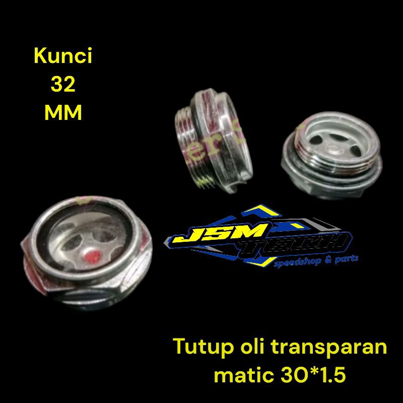 Jual Baut Tutup Filter Oli Mesin Transparan Transfaran Honda Beat Vario ...