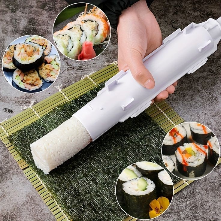 Jual Y166 Cetakan Sushi model tabung praktis simpel mudah digunakan ...