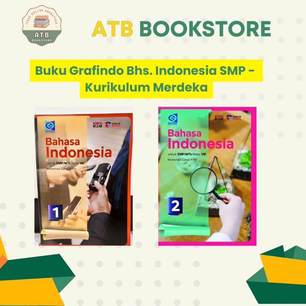 Jual Buku Bahasa Indonesia Kelas 7, 8, 9 SMP/MTS Kurikulum Merdeka - GRAFINDO | Shopee Indonesia