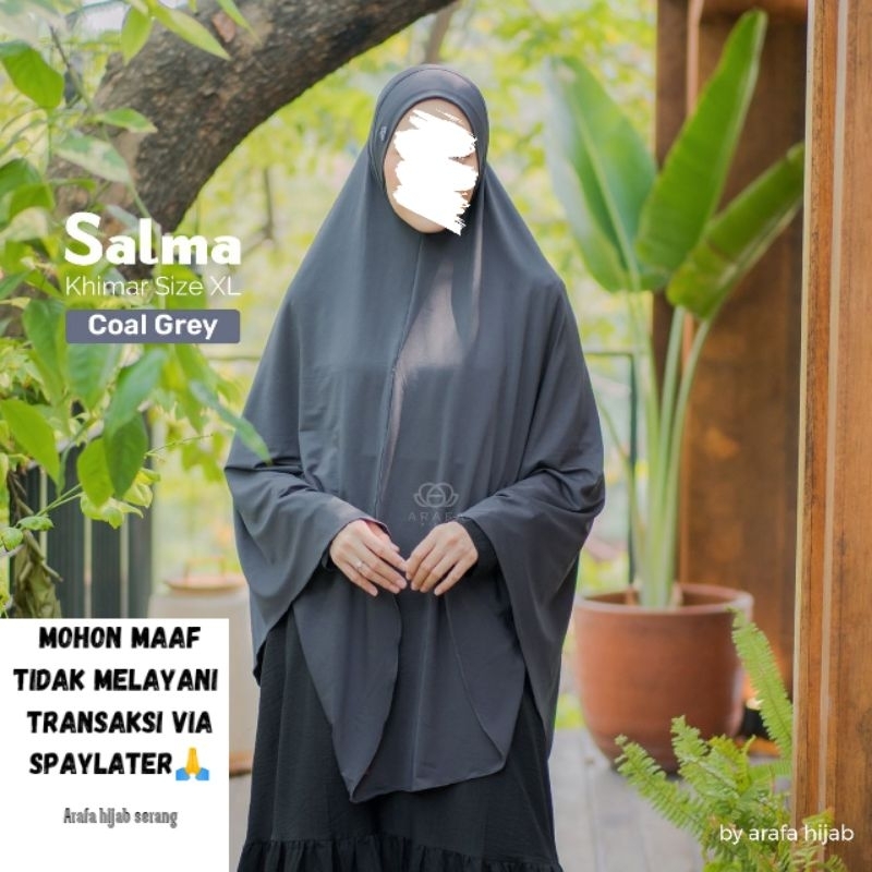 Jual Khimar Salma XL by Arafa Hijab| Khimar dagu malaysia | Shopee Indonesia