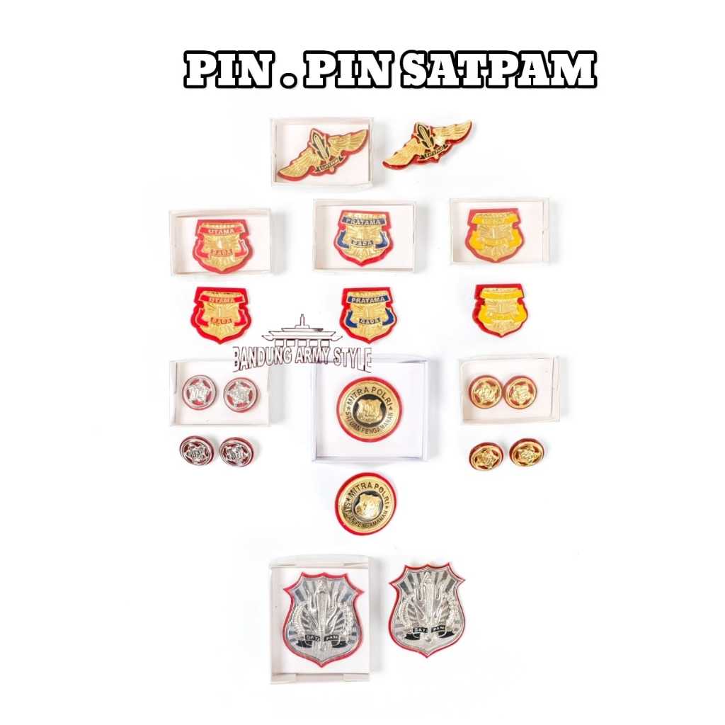 Jual WING SATPAM, KEWENANGAN SATPAM, PIN MITRA POLRI , PIN GADA PRATAMA ...